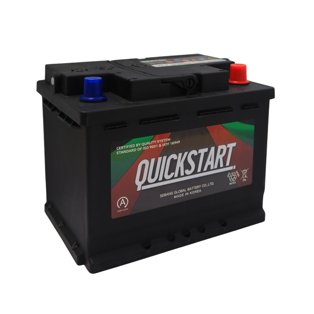 QUICKSTART-AGM-L2 DIN53 DIN55 640CCA Car Battery - Reliable Power for NZ Vehicles – ACE AUTOPARTS