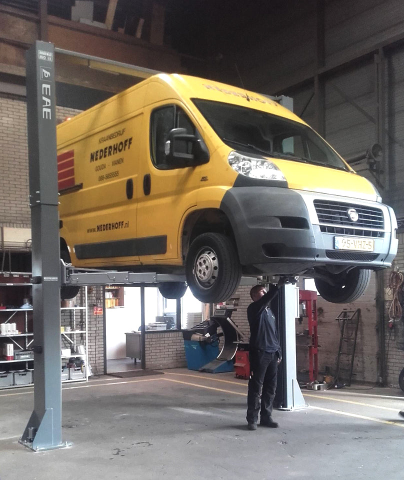 STEL/EAE-C12E 6T CLEAR FLOOR LIFT Two post lift with APS technology ...