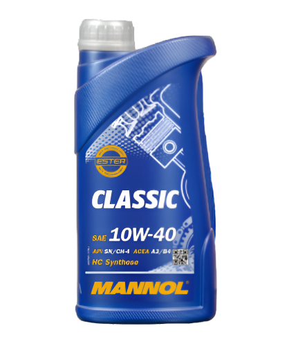 MANNOL 7501 1L CLASSIC SAE 10W-40 HC Synthese Premium Engine Oil – ACE ...