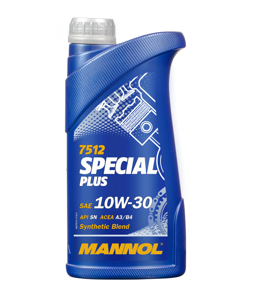 MANNOL 7512 SEMI SYN SPECIAL PLUS 10W-30 API SN/CF Premium Engine Oil ...